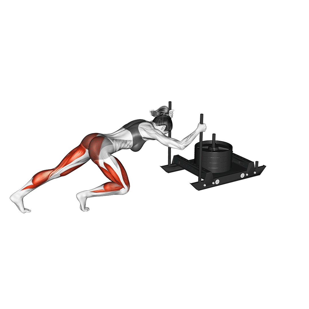 Sled Push Muscles – Black Star PDX
